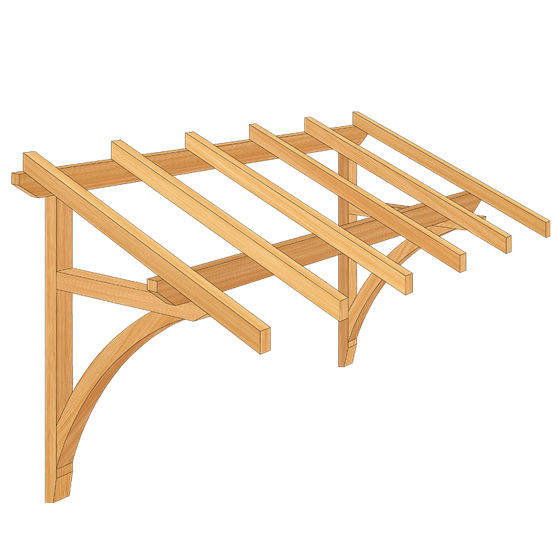 Wooden Door Canopies online | windows24.com